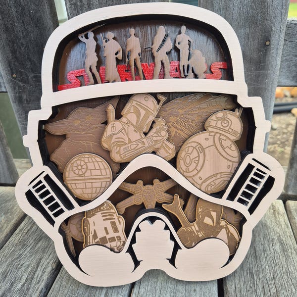 Multi-layer, Laser Cut Fles - 7 Layer Art Piece for Glowforge - SVG ... Multi-layer, Laser Cut Fles - 7 Layer Art Piece for Glowforge - SVG ...