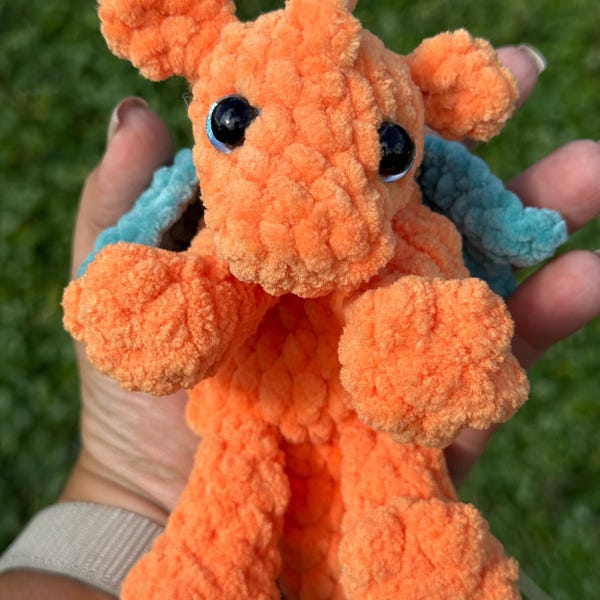 Diddy Dex the Palm Sized Snuggler Dragon Crochet Pattern Amigurumi ...