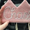 Hand Embroidered Name Crown for Kid's Birthdays, Personalized Gift ...