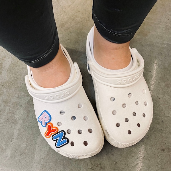 Colorful Letters / Numbers PVC Shoe Charms for Your Crocs / Silicone ...