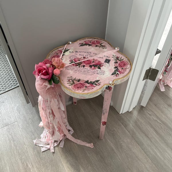 Real Touch Creamy White Rose Rag Bow Shabby Cottage Bow Fabric Rag Bow ...