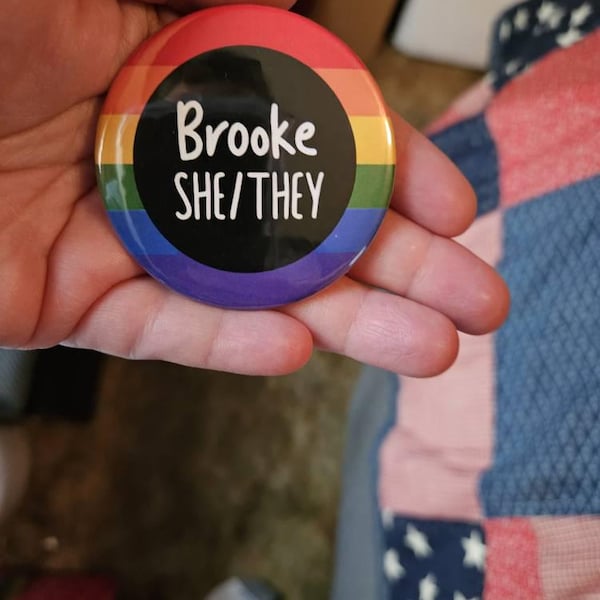 Custom Personalized Election Vote Pin Button, USA Vote Pin Buttons ...