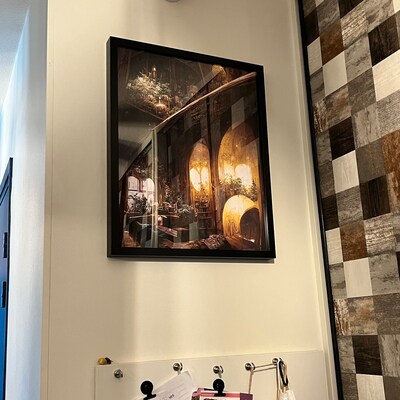 Magical School Through a Magical Train Premium Matte Paper Poster Wall ...