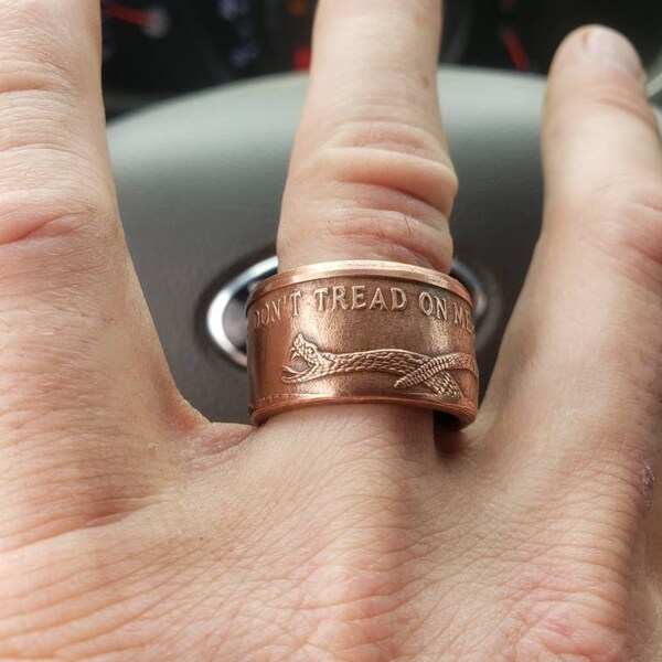 1 Oz GOLD American Eagle Coin Ring One Ounce - Etsy