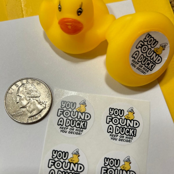 56 Round Mini Stickers - Cruise Duck Stickers - Mini Duck Stickers ...