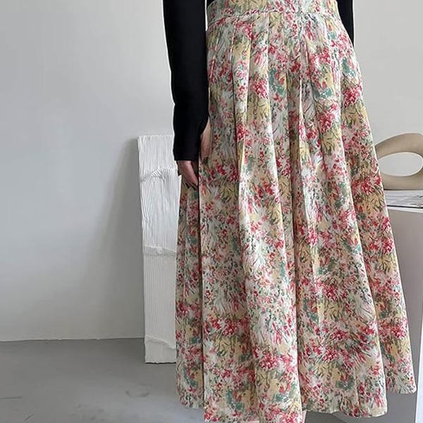 ABIGAIL - Flared Skirt Sewing Pattern in PDF [S,M,L,XL] - Vintage Skirt Pattern - Midi Skirt ...