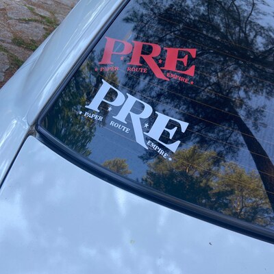 Paper Route Empire Vinyl Car Decal P.R.E - Etsy