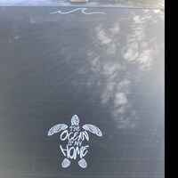 Sea Turtle Mandala Vinyl Decal Turtle Sticker, Hawaii Tumbler Decal ...