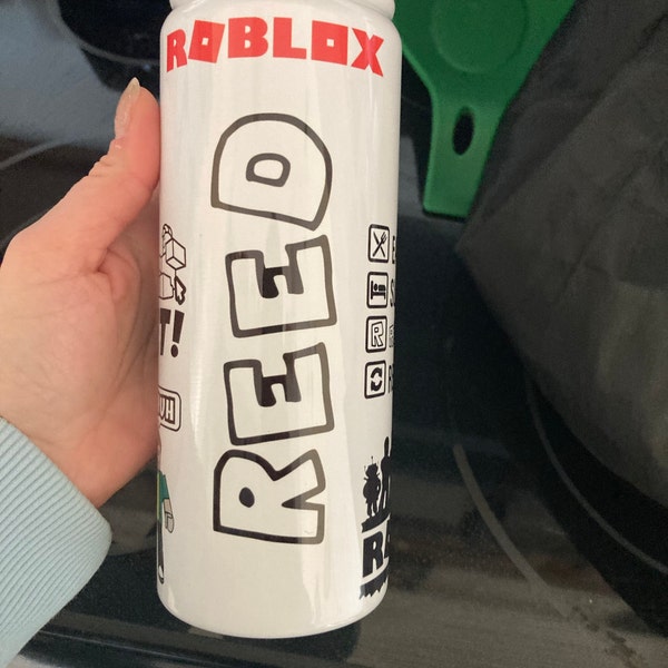 Personalized Roblox Tumbler: Stainless Steel Gaming Water Bottle - Etsy