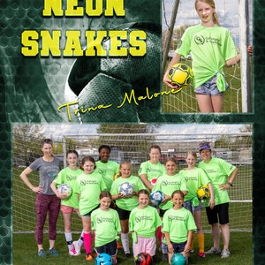 8x10 Memory Mate Digital Photoshop Template - Any Sport Dance Hip Hop ...