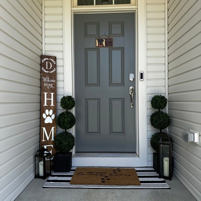 Front Porch Welcome Sign 5 Foot Welcome Sign Crazy Dogs Sign Beach ...