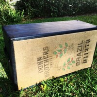 Planter, Burlap Pot Cover, Fabric Plant Bag, Collapsible Container ...