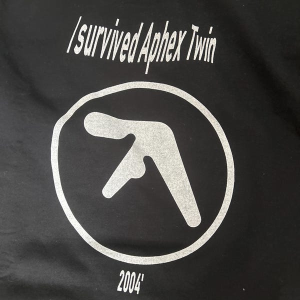 Aphex Twin Ambient Works Records T Shirt Dj Richard D James Y2k Rave ...