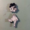 Split Girl Enamel Pin Set 2.5in - Etsy