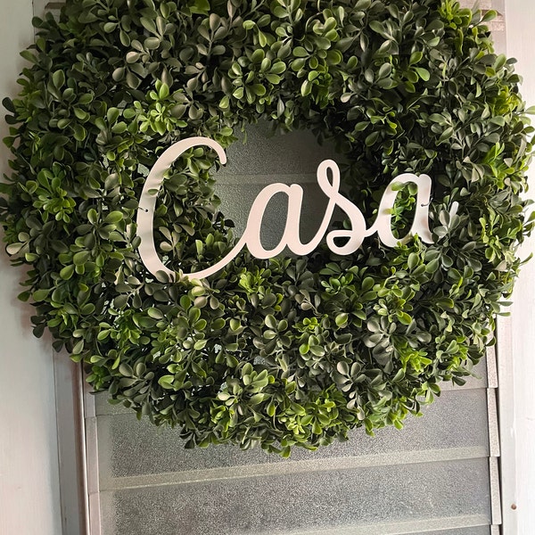 Ciao Sign | Ciao Entryway Sign | Hello Cursive Metal Word Weatherproof ...