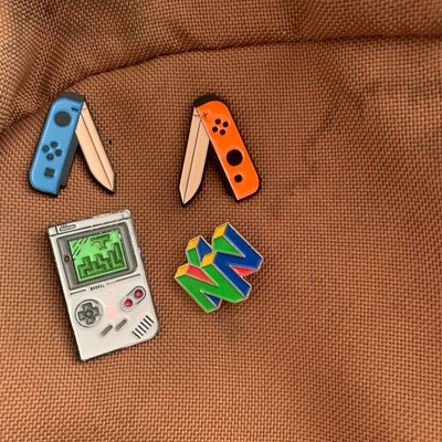 Commit Tax Fraud Barney Pin Button Soft Enamel Purple Dinosaur Meme ...