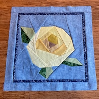 Rose Foundation Paper Piecing Pattern - Etsy Canada