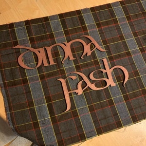 Official OUTLANDER Plaid Fabric Poly/viscose Wool-free | Etsy