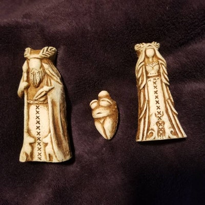 Freya and Odin Statue / Odin and Freya Figurines Are Made of Natural ...