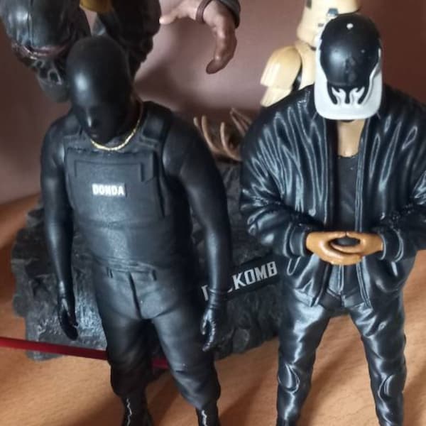 Kanye West Custom Donda Listening Party 4 3D Printed Statue Hip Hop ...