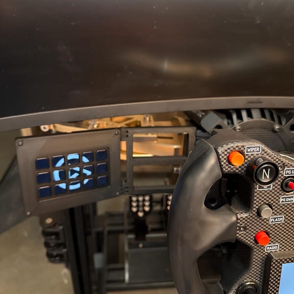 Stream Deck Side Mount for 8020 Sim Rig / 40 Series Profile ...