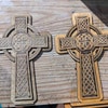 Lightburn Ready Celtic Cross for Laser Engravers (lightburn, SVG, DXF ...