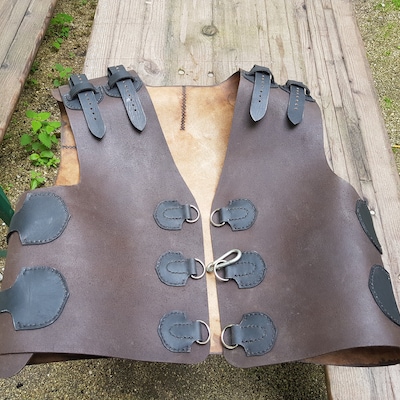 Leather Motorcycle Vest PDF Pattern, Biker Armor Vest, DIY Leather - Etsy