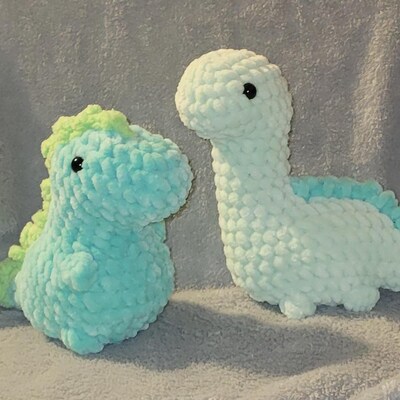 Dinosaur Jurassic World No Sew Crochet Pattern, No Sew Amigurumi ...