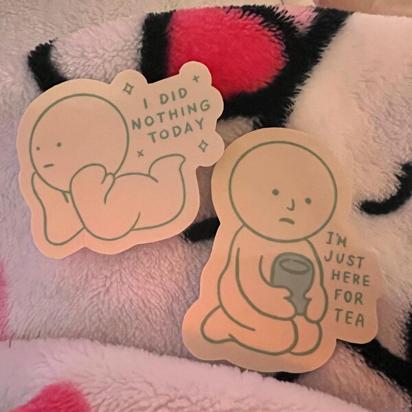 SMISKI Need Coffee Sticker, Waterbottle Sticker, Cute Blindbox, Book ...