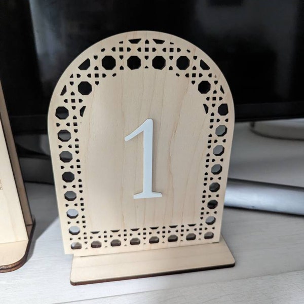 Boho Wedding Table Numbers, Arch Wood Table Numbers, Wood Table Numbers ...