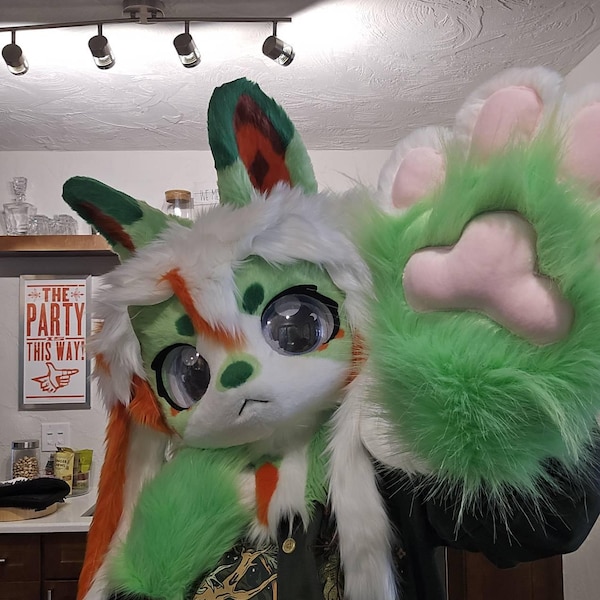 Fursuit Full Body, Furrynew Pre-made Fur Head, Furry Cosplay, Full ...