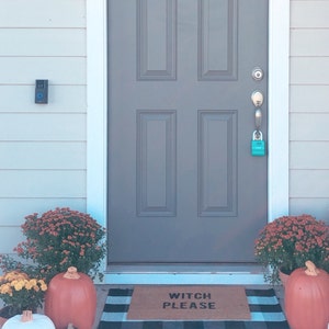 Witch Please Welcome Door Mat - Etsy