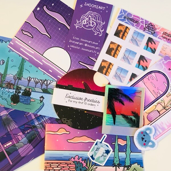 Cute Aesthetic Dreamy Night Beach Magnet - Etsy