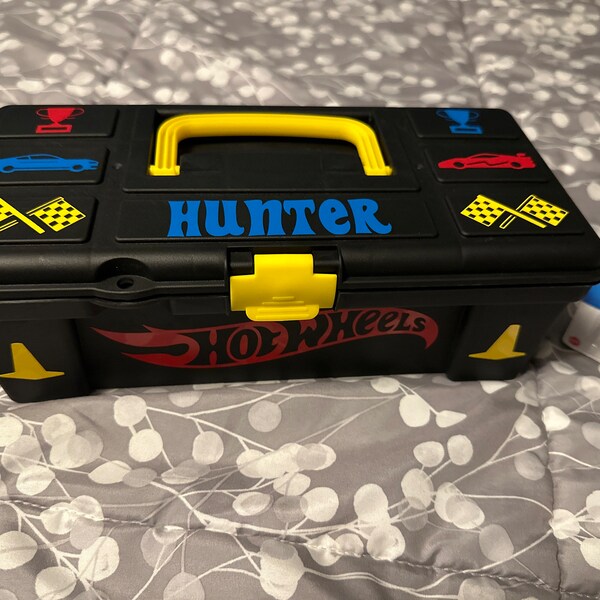 Personalized Tool Box, Car Theme, Personalized Christmas Gift, Birthday ...
