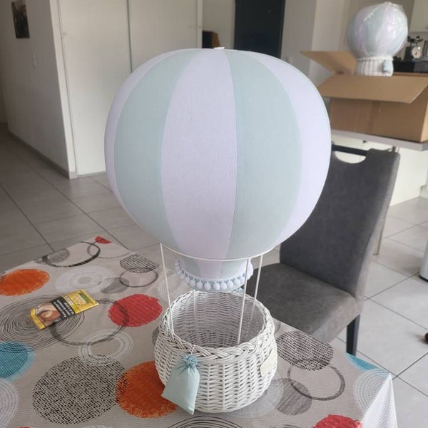 Standing Hot Air Balloon Balloon Centerpiece Travel Theme Nursery ...