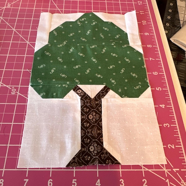Tree Quilt Block Pdf Pattern - Etsy