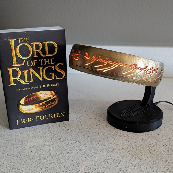 The One Ring Lamp – Lord of the Rings LED Desk Light - Etsy