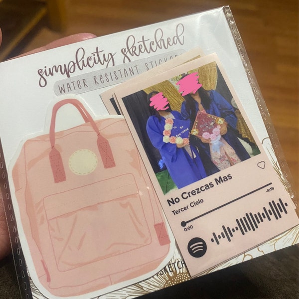 CUSTOMIZABLE Spotify Album Sticker | Scannable Spotify Code ...