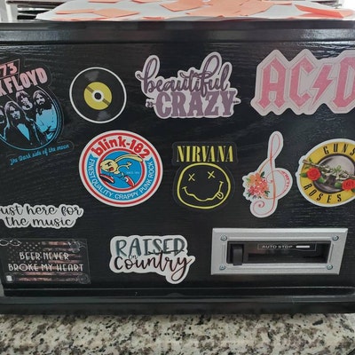 80s Rock Band Stickers - Etsy