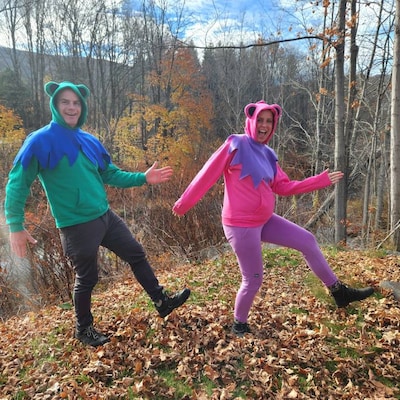 Grateful Dead Dancing Bear Hoodie Costume MADE TO ORDER - Etsy