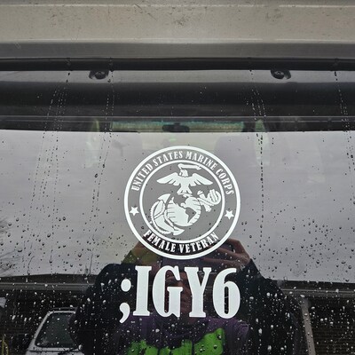 USMC Rank Decal - Etsy