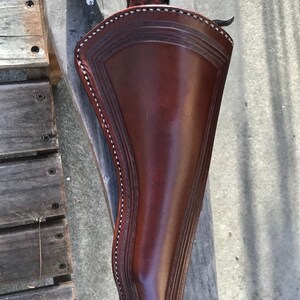 Western Cowboy Single Action Leather Holster Cross Draw RH - Etsy