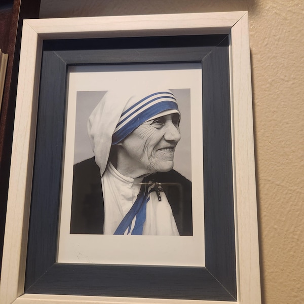 Mother Teresa – Exclusive Photo Restoration – St Teresa of Calcutta – Catholic Art Print ...