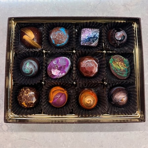 Classic Truffle Collection Hand Painted Truffles Chocolate - Etsy