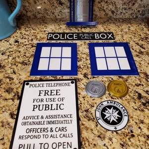 Police Box Light for Top Door 3d Printed - Etsy