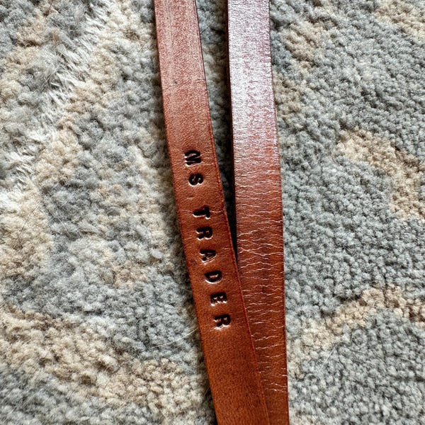 Custom Leather Hat Band - Etsy