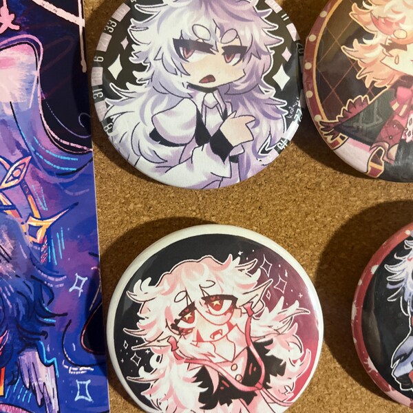 BSD Bungou Stray Dogs Pins - Sigma & Bram Stoker | Decay of the Angel ...