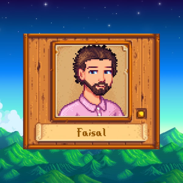Custom STARDEW VALLEY Portraits, Personalized Stardew Valley Poster ...