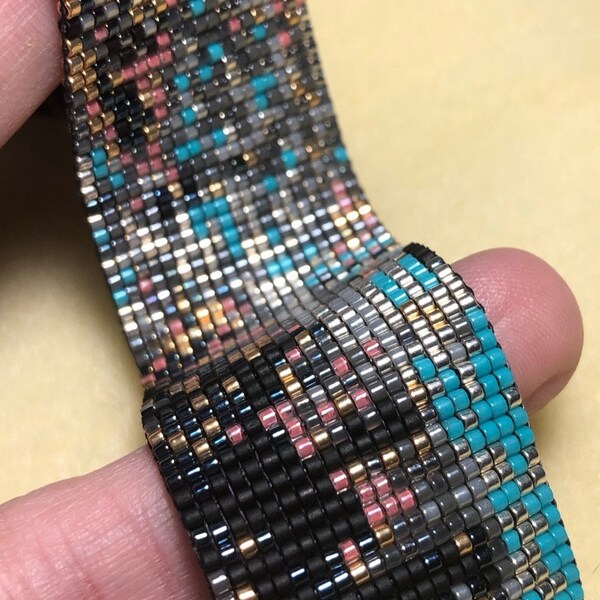 Loom and Peyote Stitch Bracelet Patterns - PP2 - Wide and Narrow ...