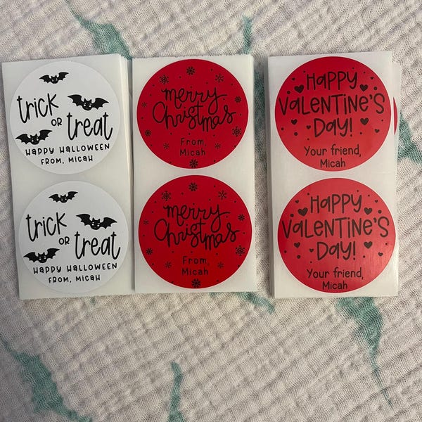 Trick or Treat Bag Stickers | Halloween Labels | Custom Halloween ...